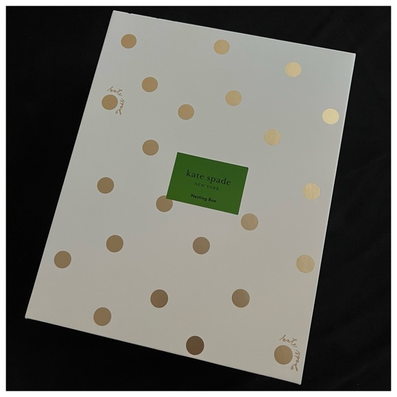 kate spade | Storage & Organization | Kate Spade New York Gold Dot With ...